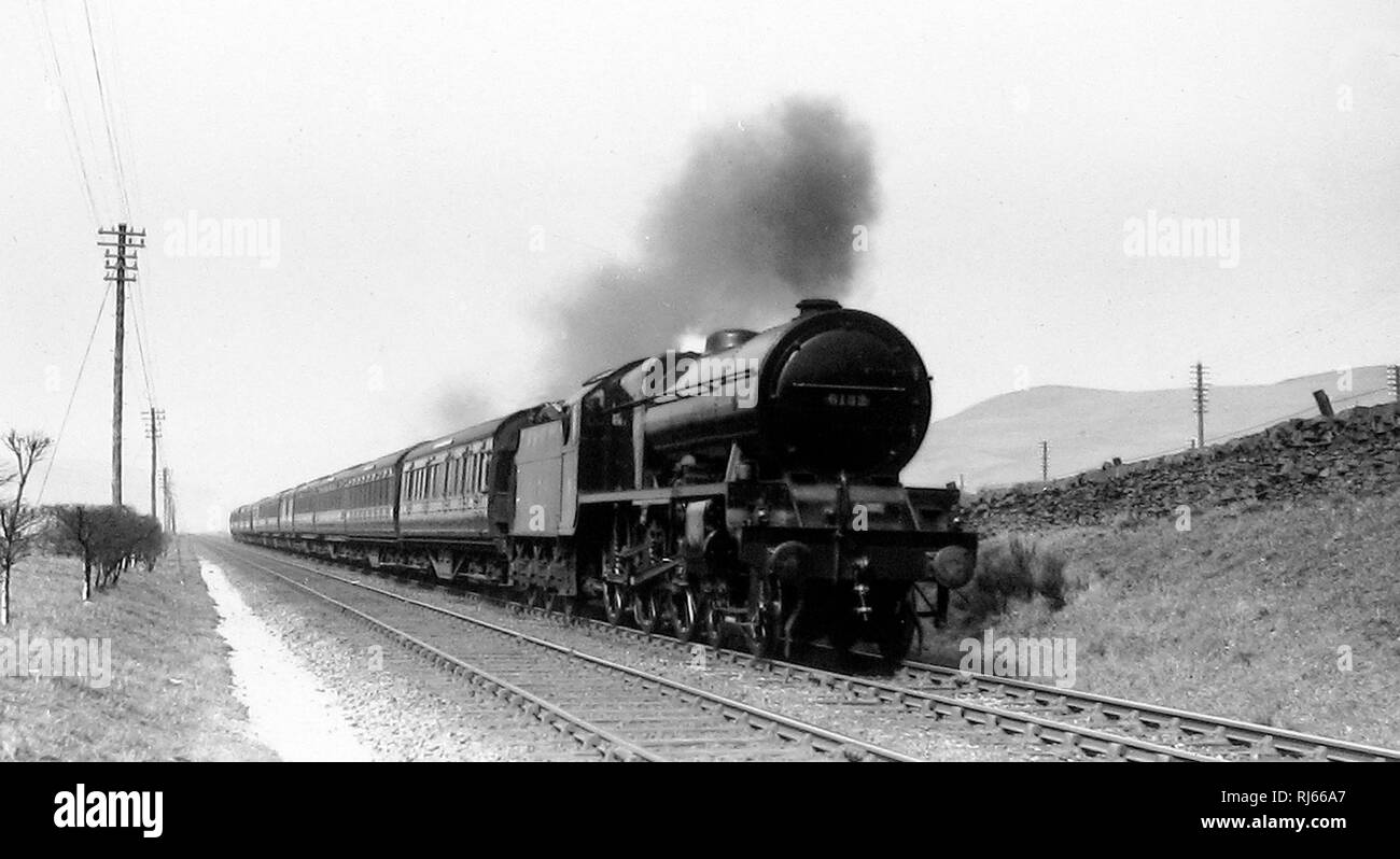 LMS Express train Stock Photo - Alamy