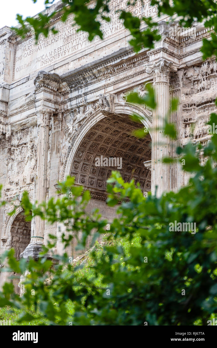 Septimius severus bogen hi-res stock photography and images - Alamy