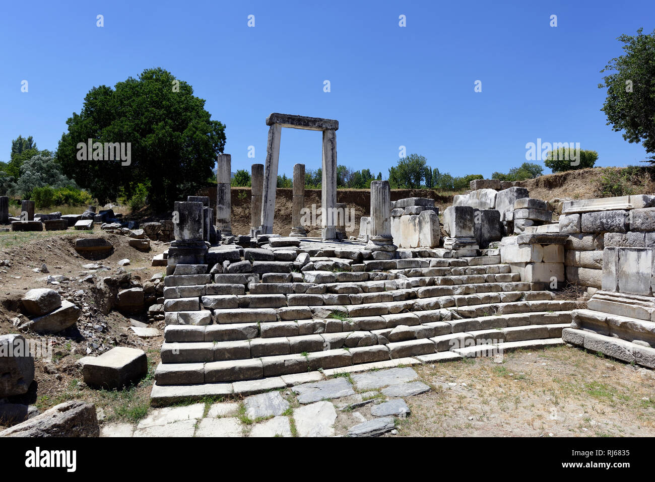 The Propylon, the entrance to the sanctuary of Greek goddess Hecate ...