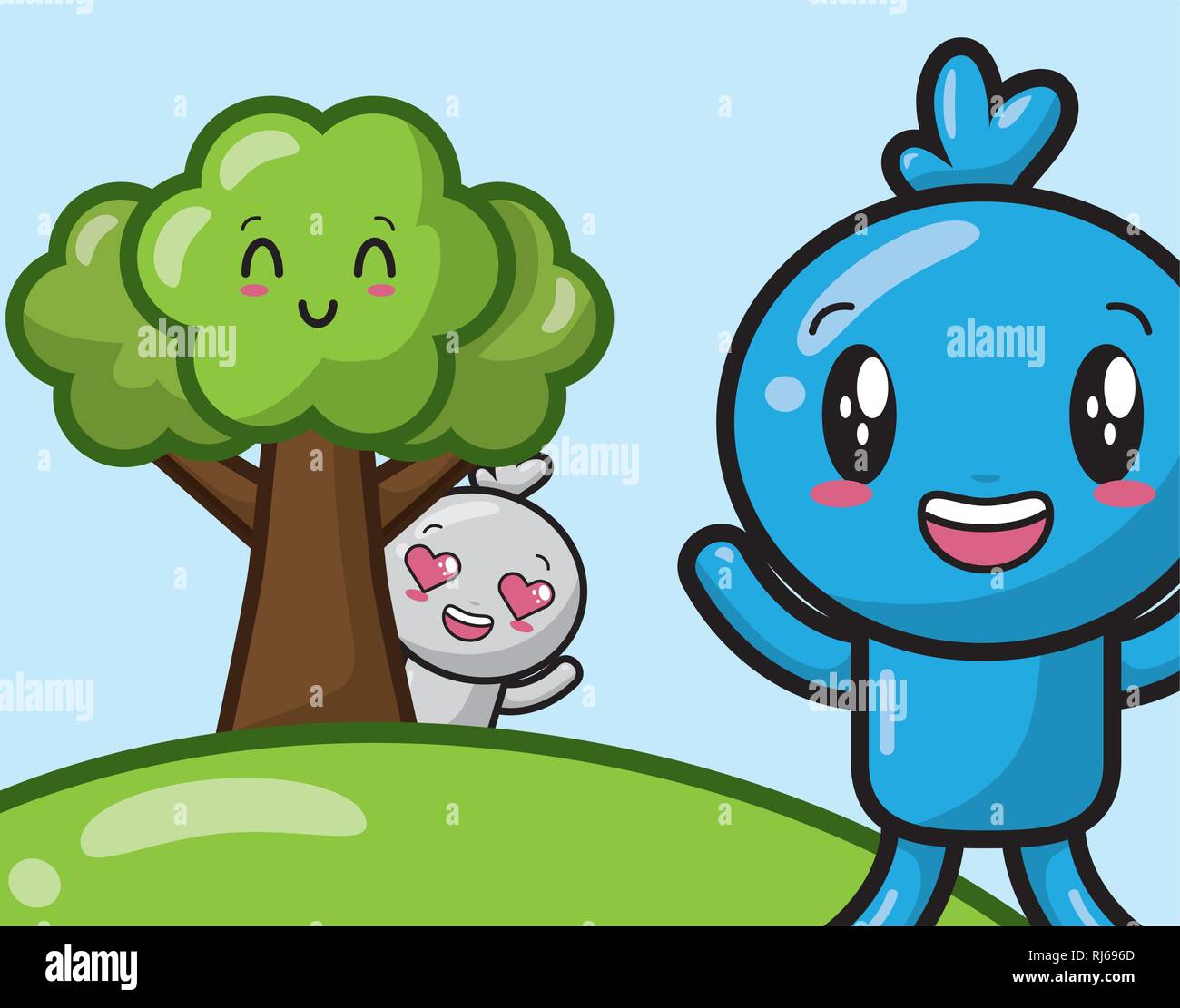 Doll tree Stock Vector Images - Alamy