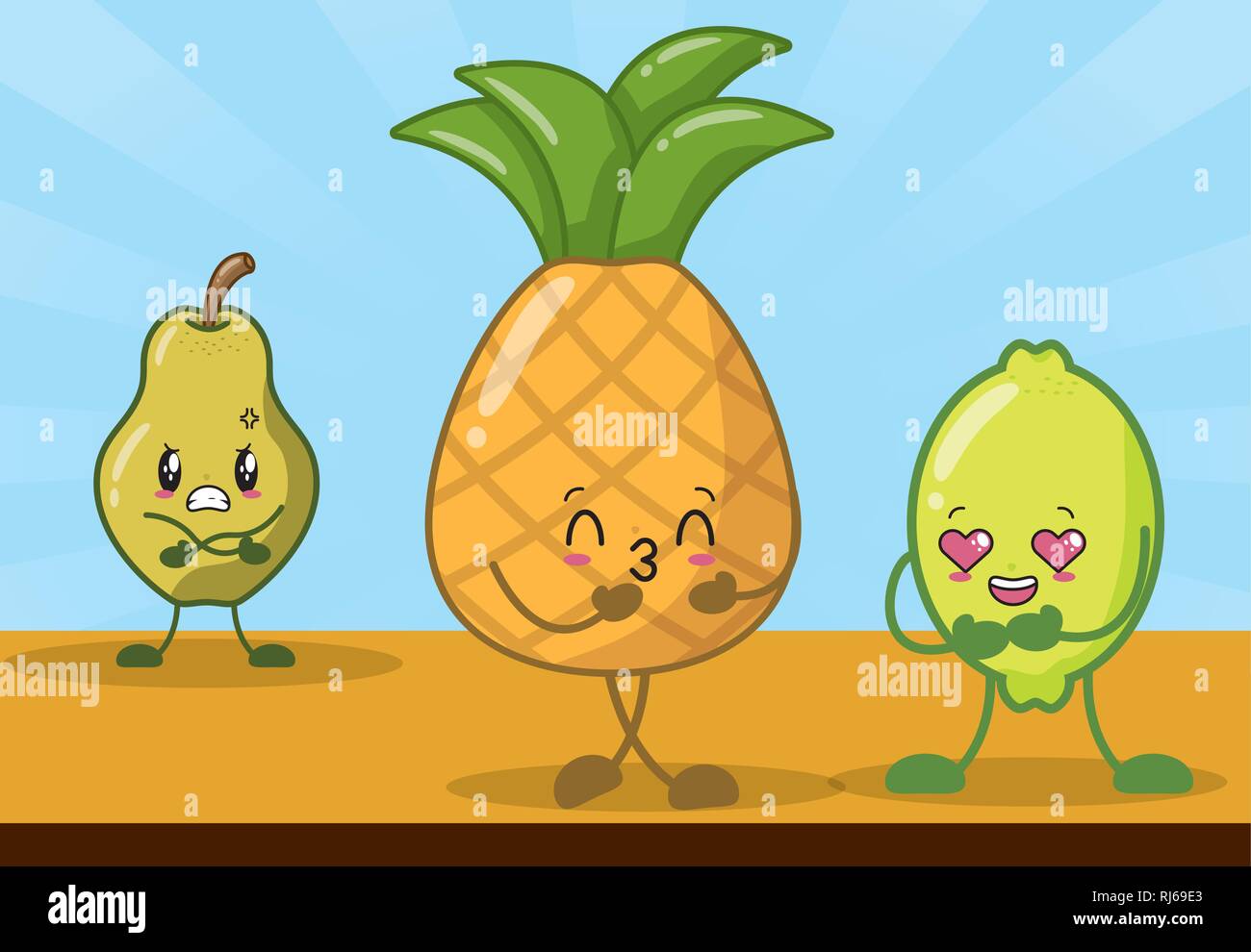 kawaii cartoon character Stock Vector Image & Art - Alamy