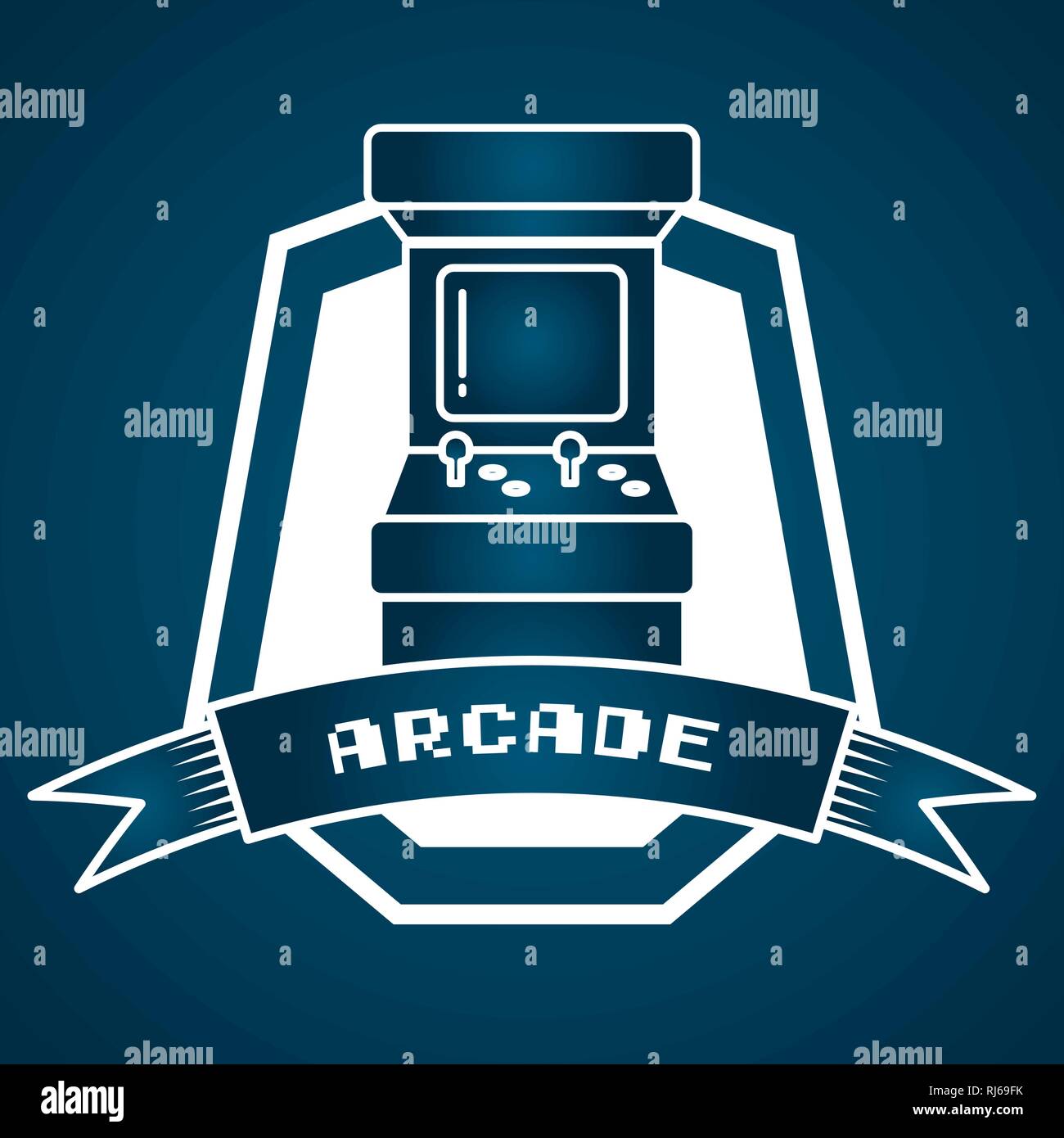 arcade machine video game Stock Vector Image & Art - Alamy