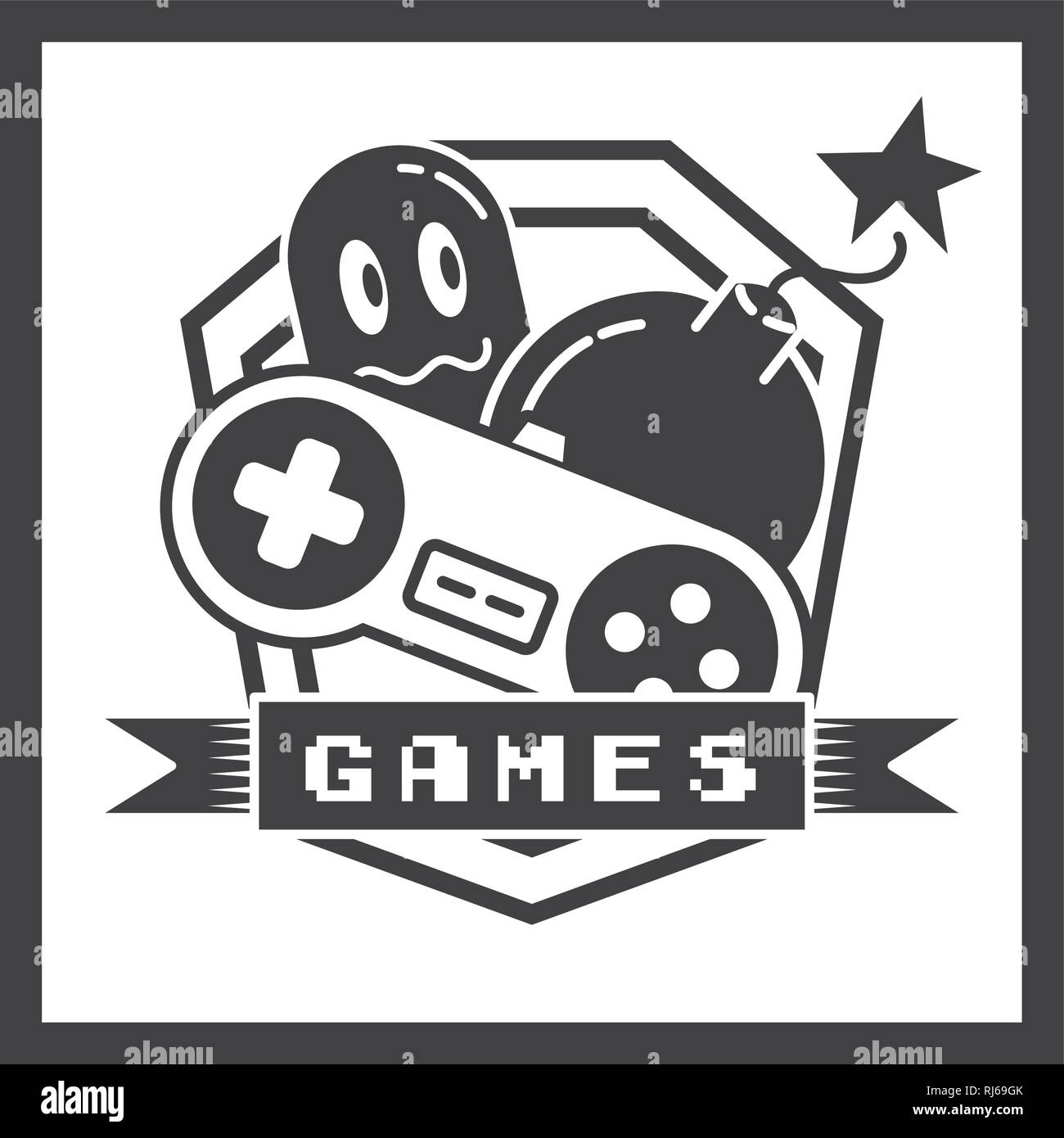 ghost control video game Stock Vector Image & Art - Alamy