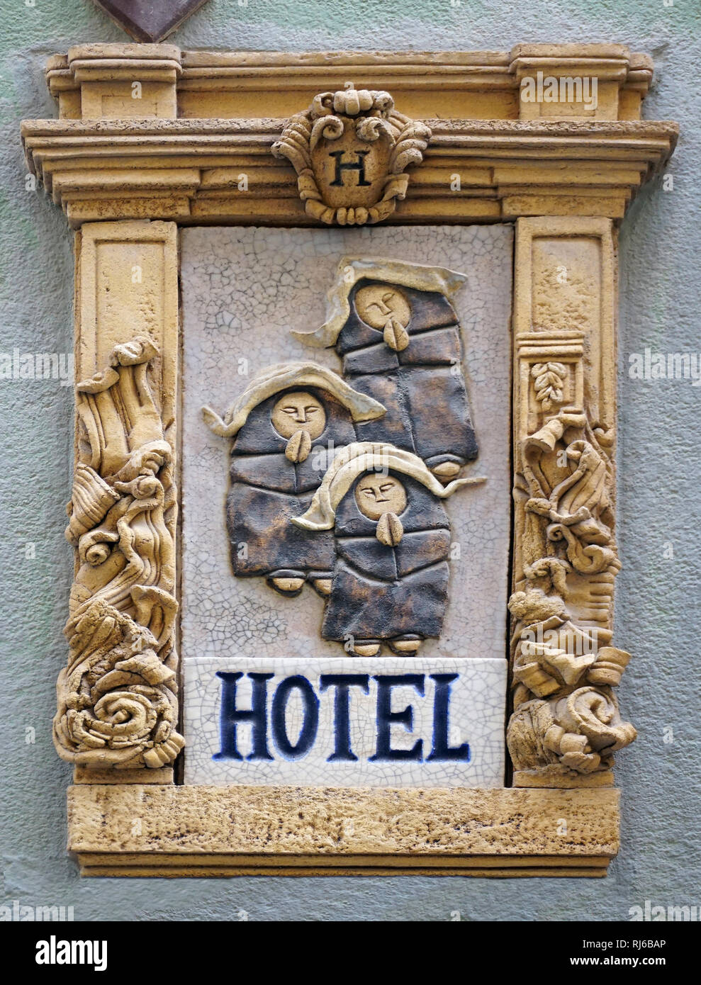 HOTEL.International sign for Hotel Stock Photo - Alamy
