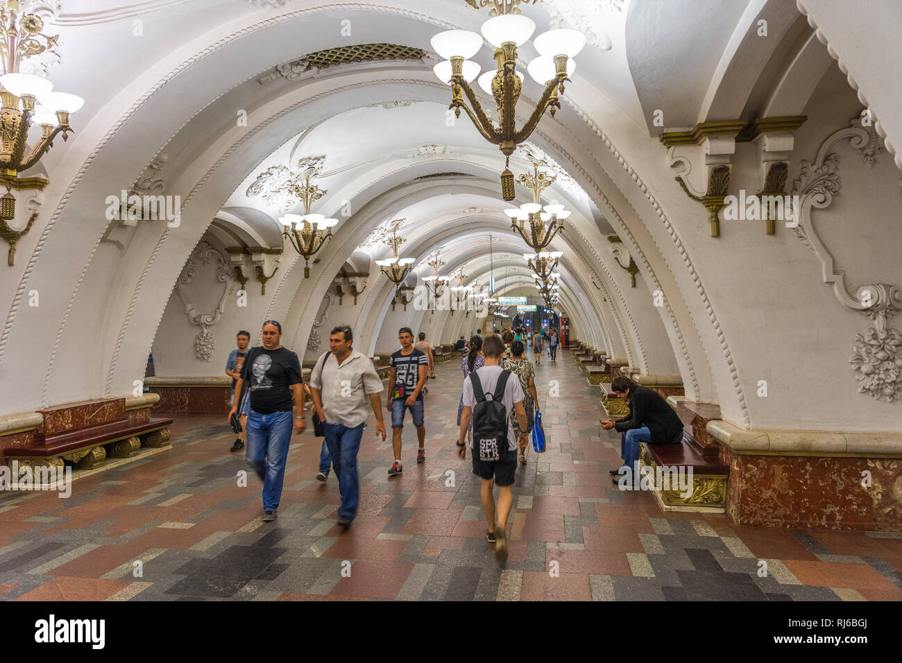 Station arbatskaya moscow subway hi-res stock photography and images ...