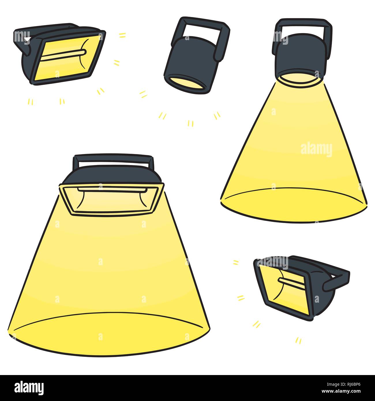 vector set of spotlight Stock Vector Image & Art - Alamy