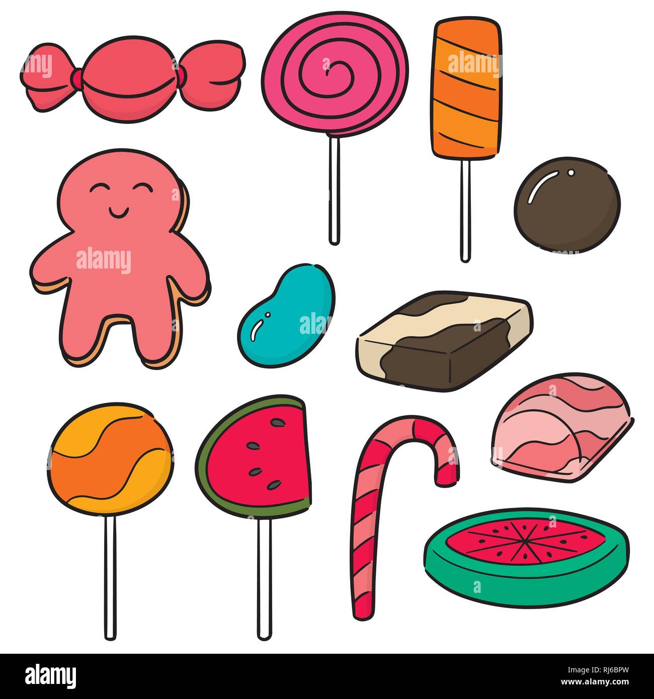 Child sweets school Stock Vector Images - Alamy