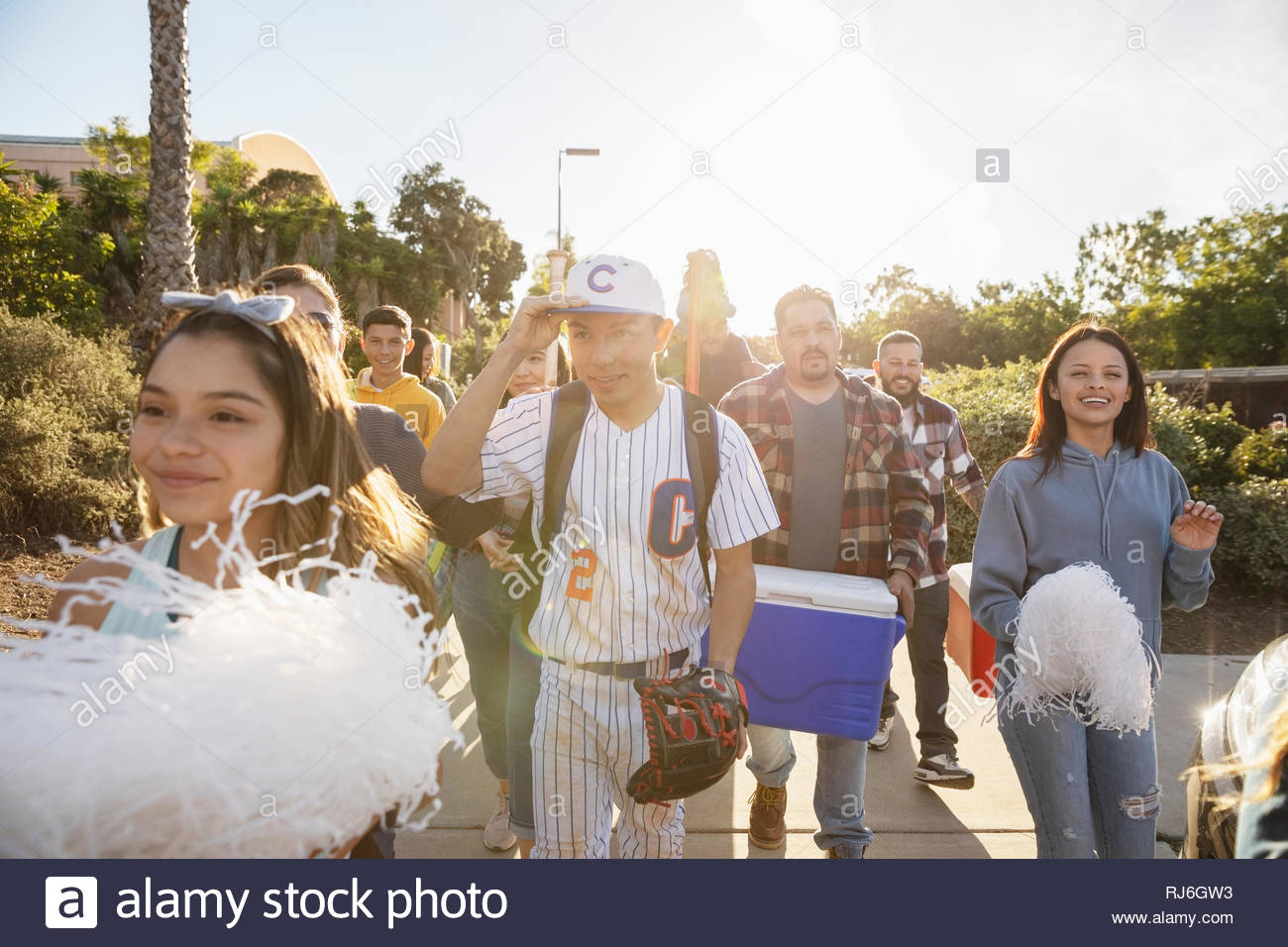 Family baseball team hi-res stock photography and images - Alamy