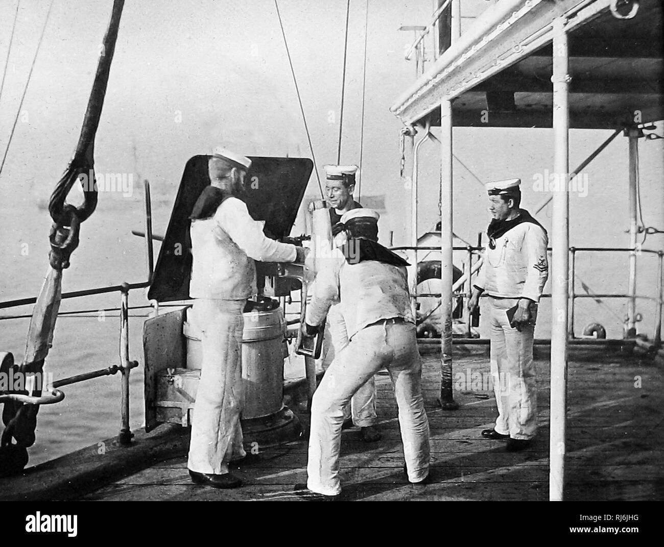 Royal Navy HMS Blake Stock Photo - Alamy