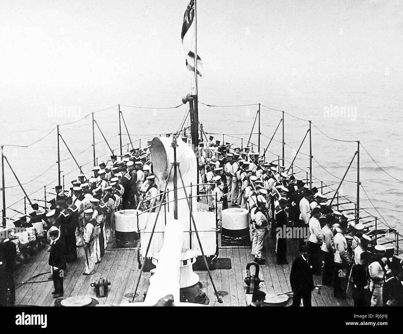 Royal Navy HMS Terrible Stock Photo - Alamy