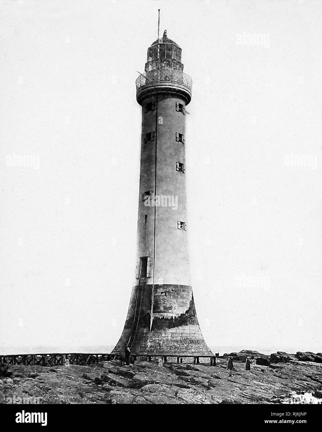 Bell rock lighthouse Black and White Stock Photos & Images - Alamy