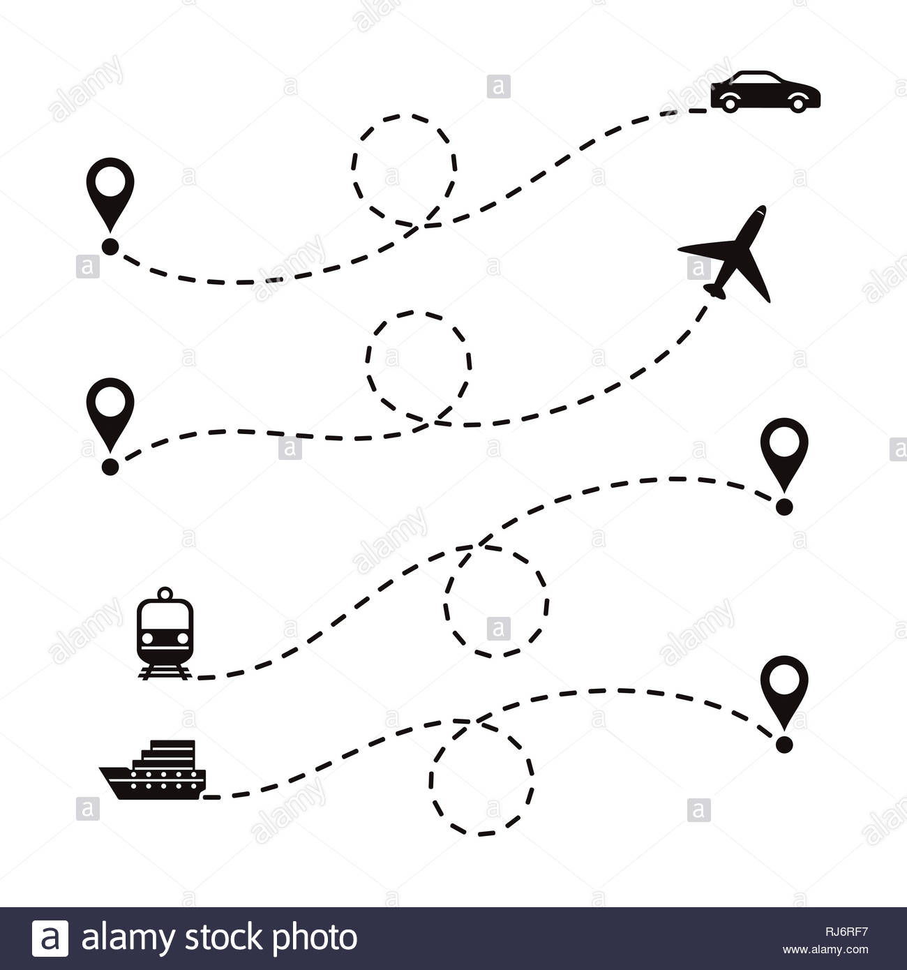 Dotted Line Cut Out Stock Images & Pictures - Alamy
