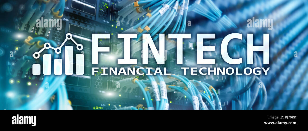 Fintech - Financial technology. Business solution and software ...