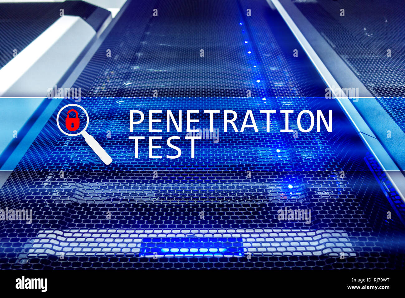 Penetration test. Cybersecurity and data protection. Hacker attack ...