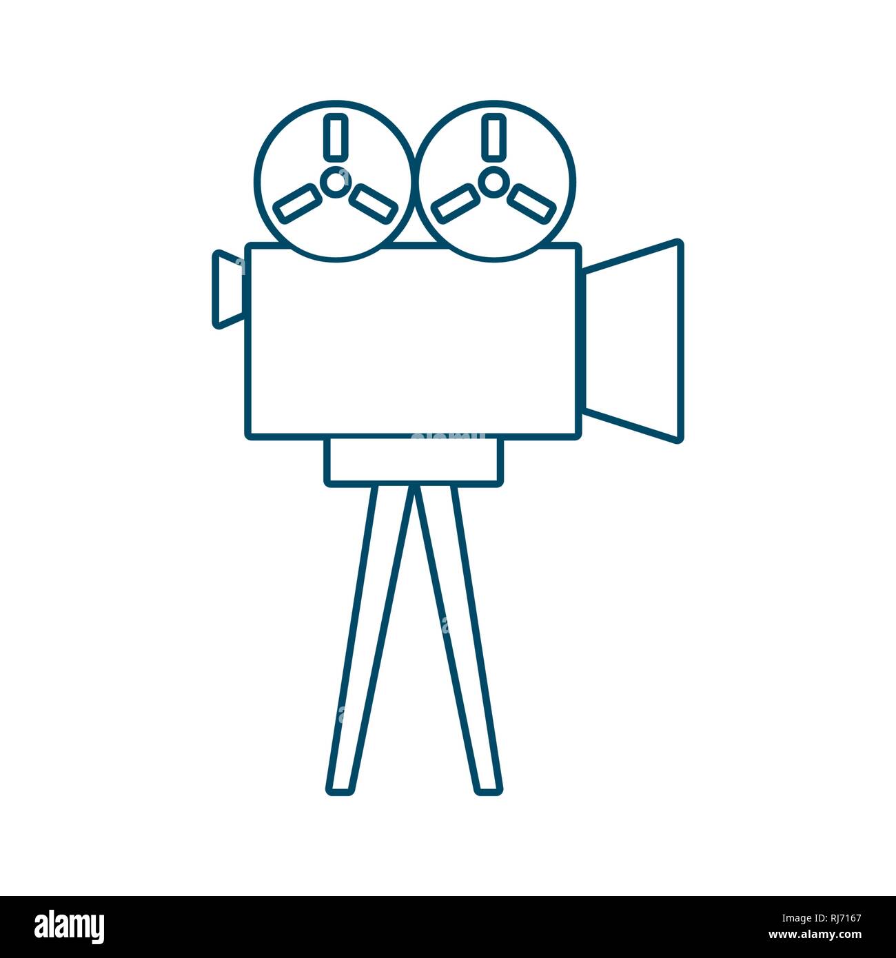 Retro cinema icon Stock Vector Image & Art - Alamy