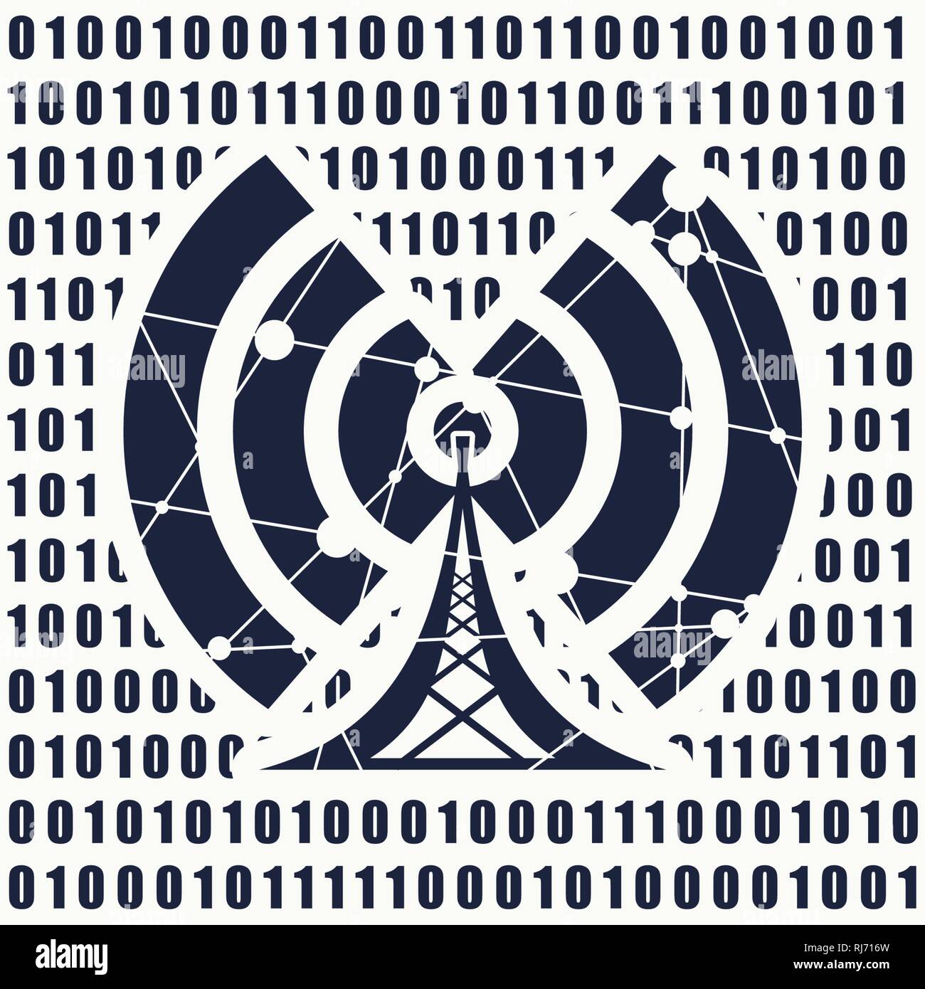 Wifi symbol triangle hi-res stock photography and images - Alamy
