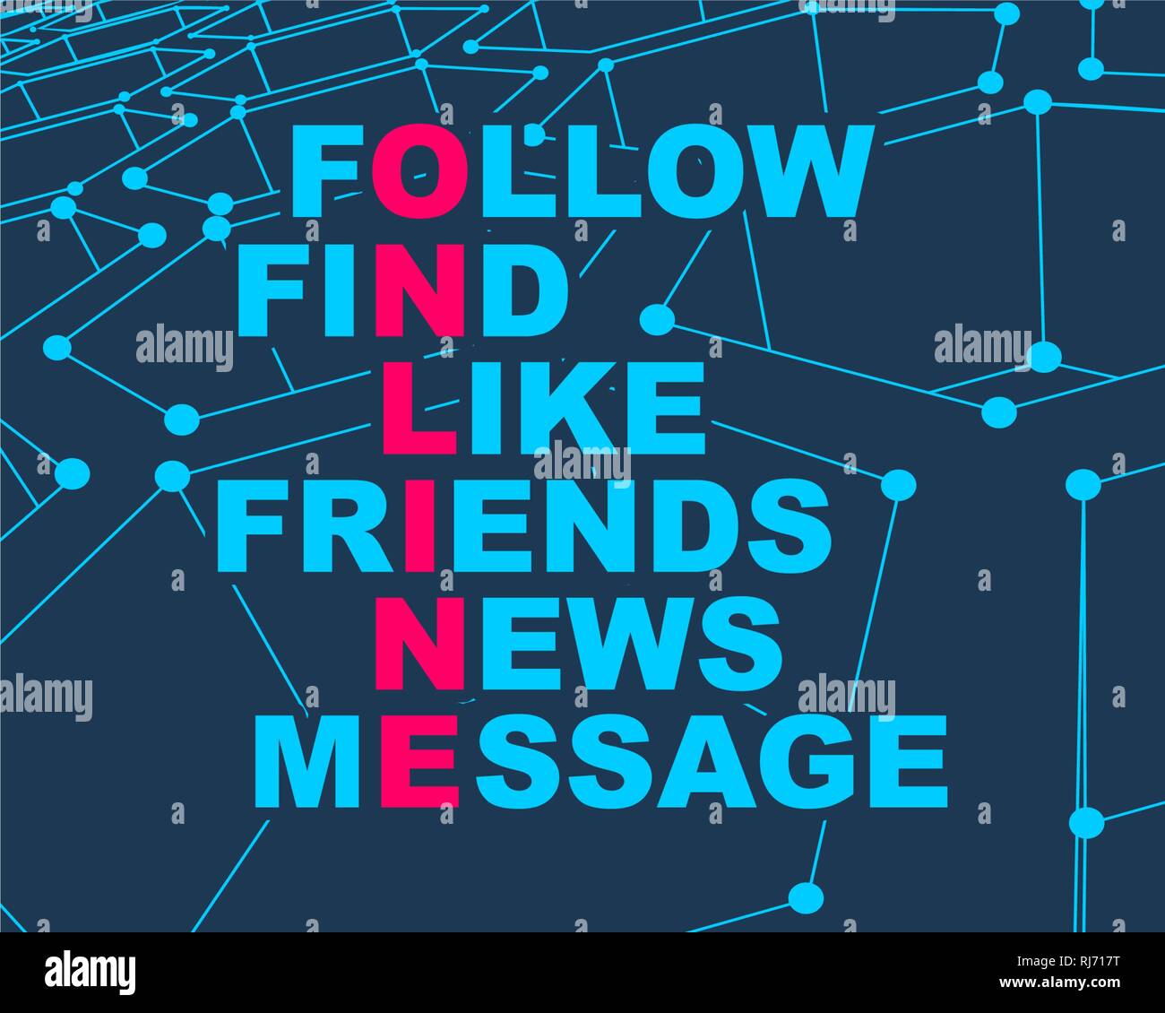 Technology concept acronym Stock Vector Image & Art - Alamy