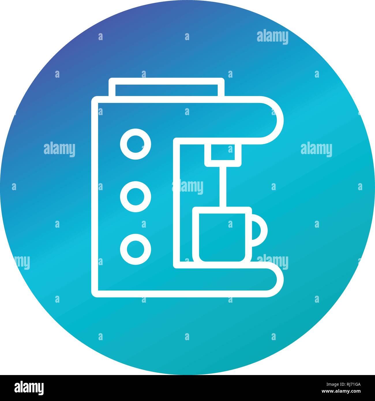 Coffee Maker Vector Icon Sign Icon Vector Illustration For Personal And ...