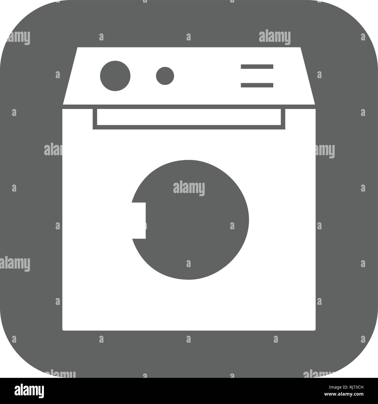 Washing Machine Vector Icon Sign Icon Vector Illustration For Personal ...