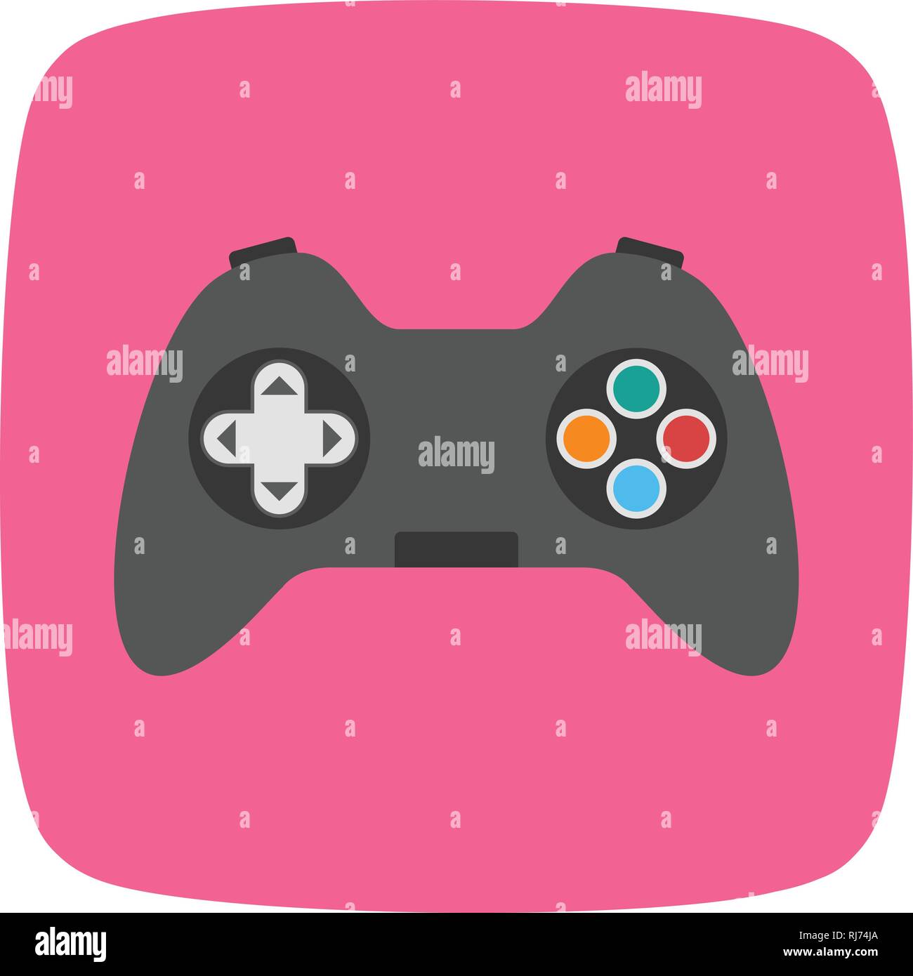 Control Pad Vector Icon Sign Icon Vector Illustration For Personal And ...