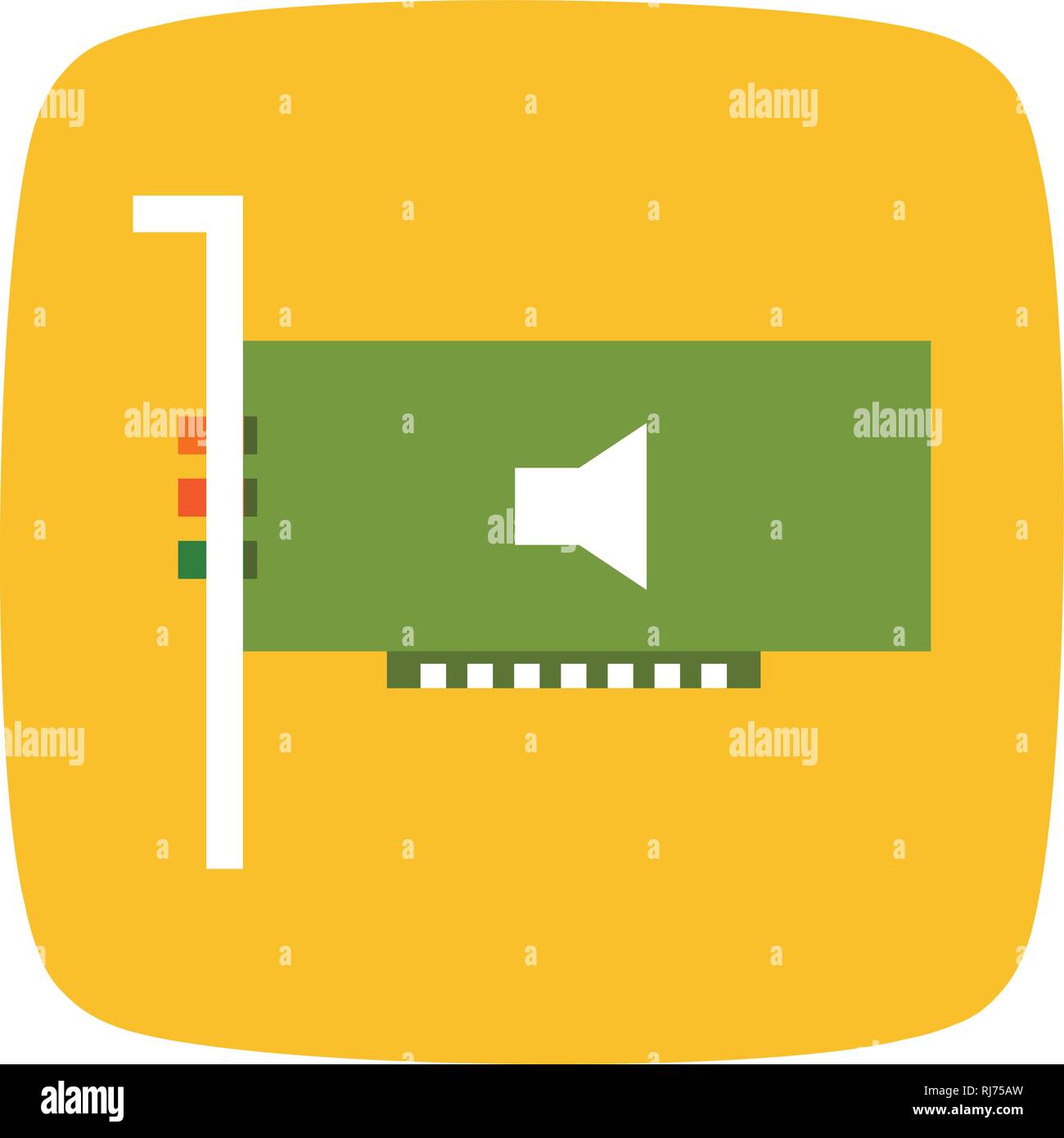 Audio Card Vector Icon Sign Icon Vector Illustration For Personal And ...
