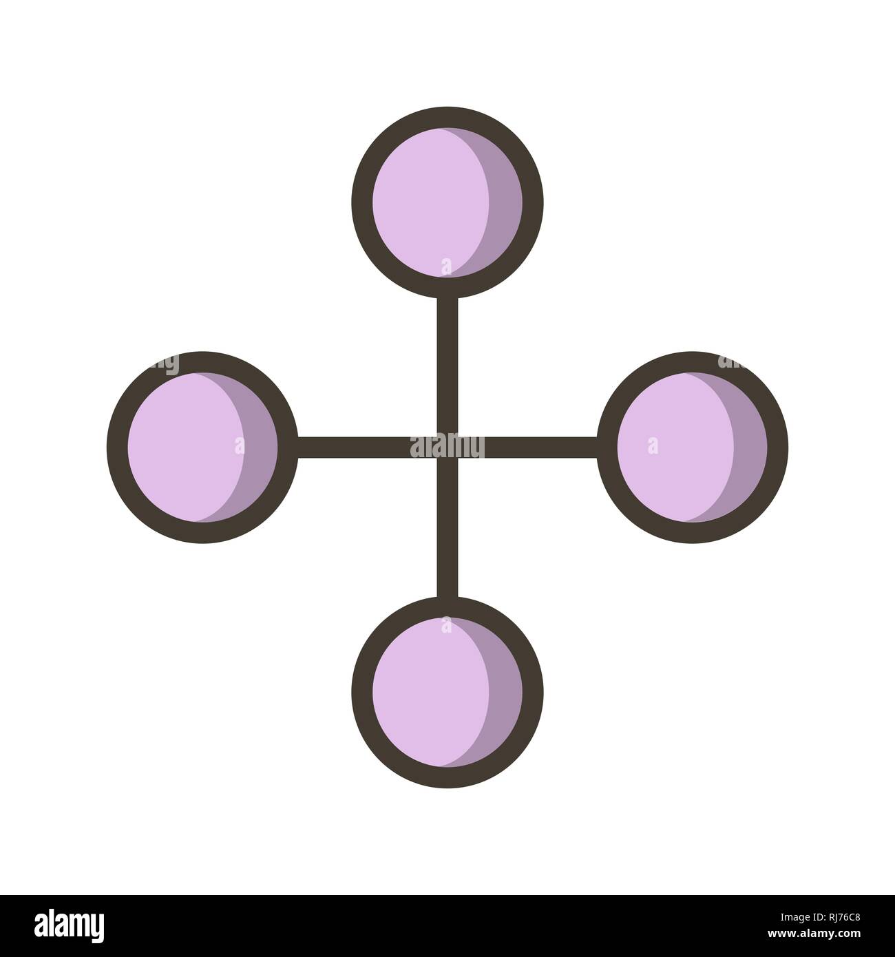 Vector Link Building Icon Stock Photo - Alamy