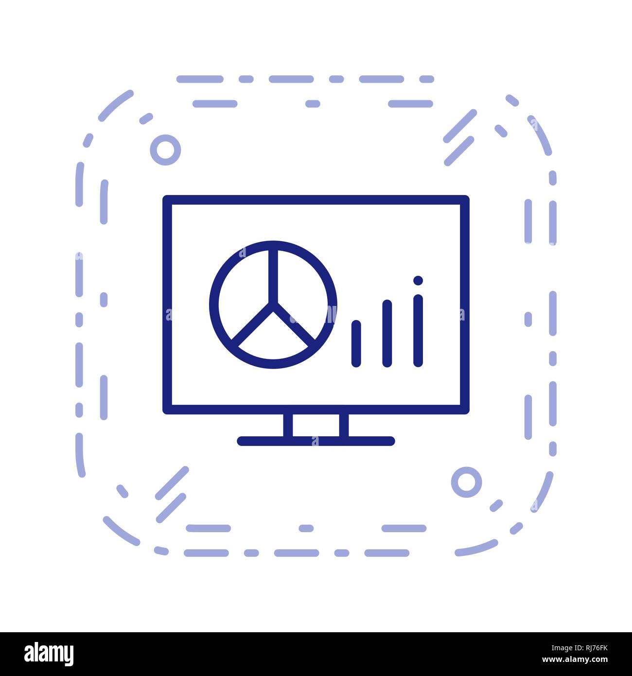 Vector Graphs Icon Stock Photo - Alamy