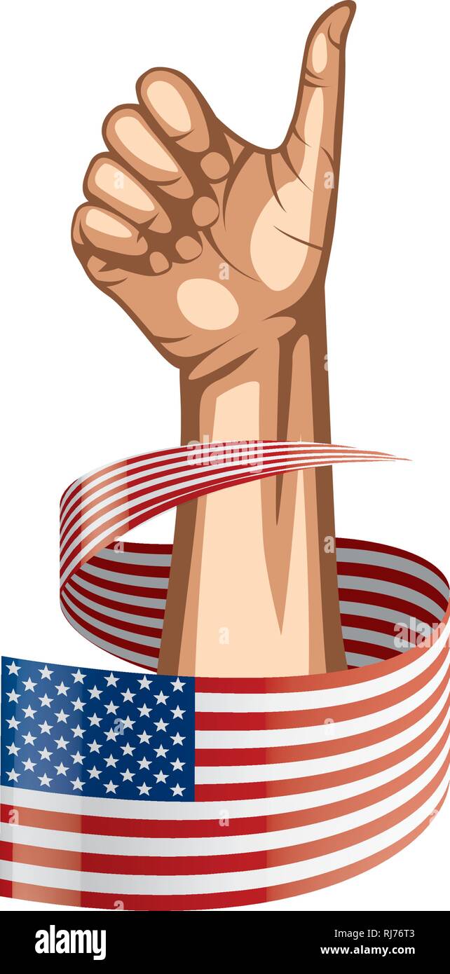 American flag protest sign Stock Vector Images - Alamy