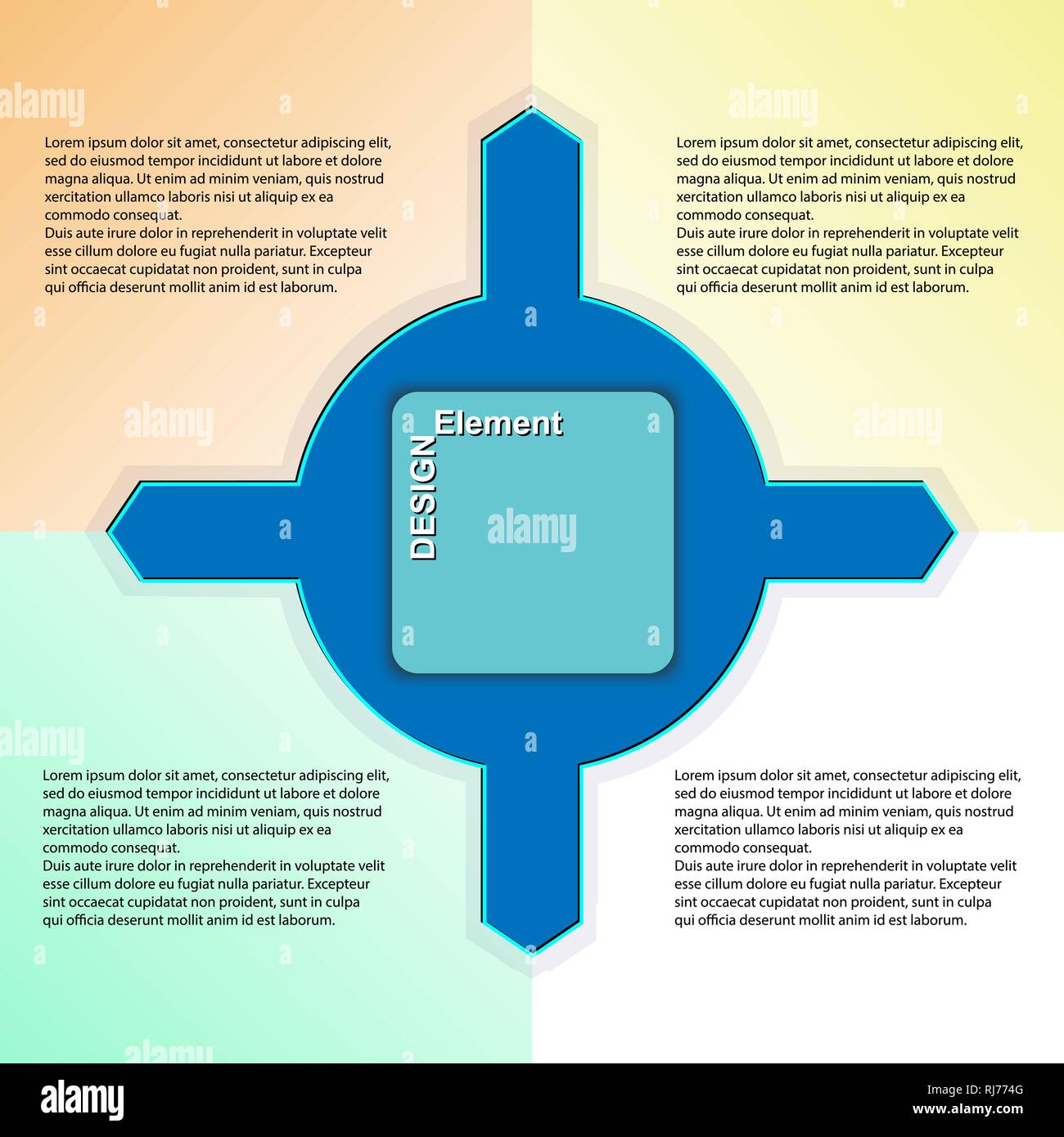 Infographics for visual design of business projects, strategies and ...