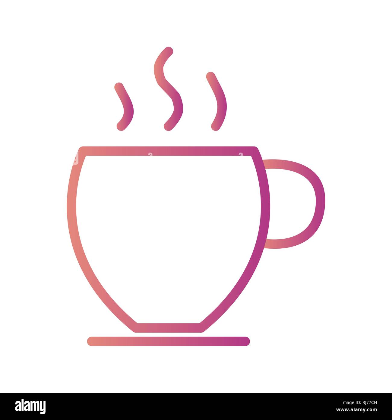Tea cup support icon hi-res stock photography and images - Alamy