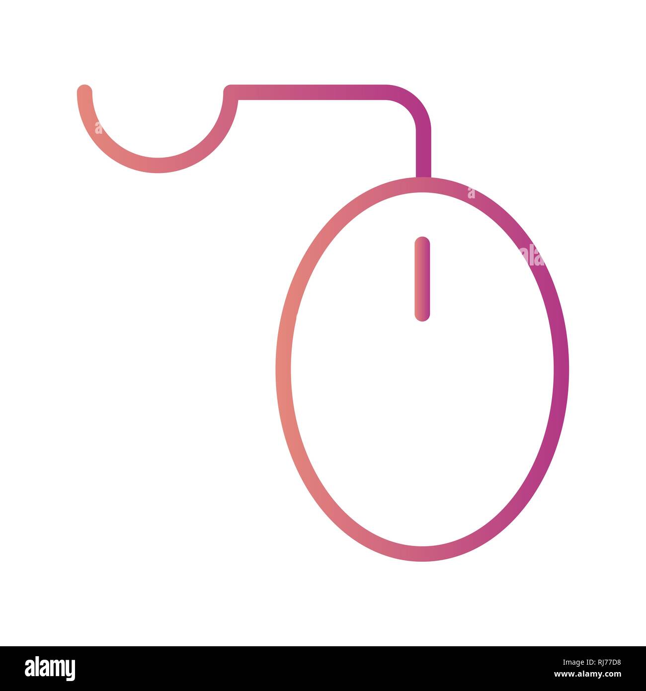 Vector Mouse Icon Stock Photo - Alamy