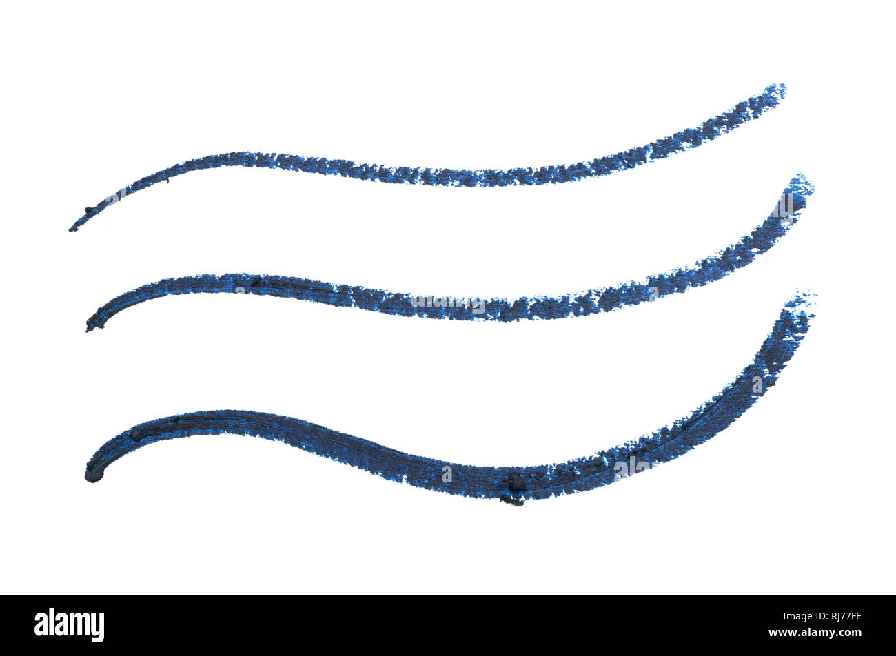 Dark blue pencil drawings on white paper texture directly above shot ...