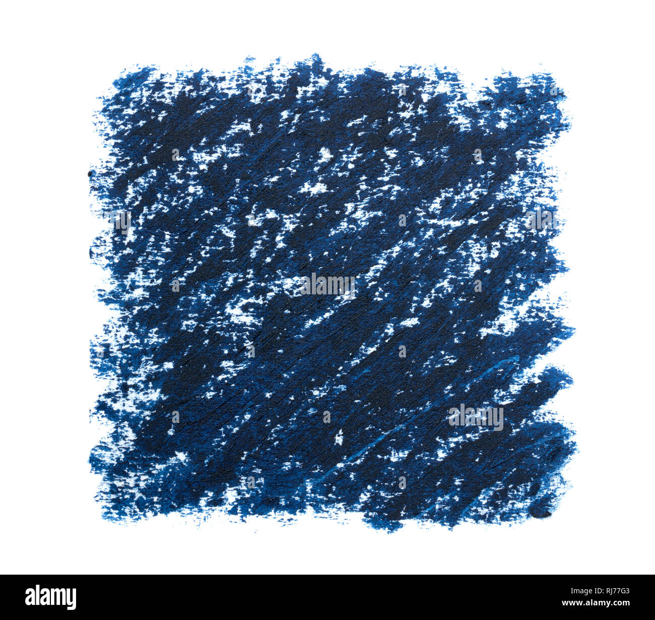 Dark blue pencil drawings on white paper texture directly above shot ...