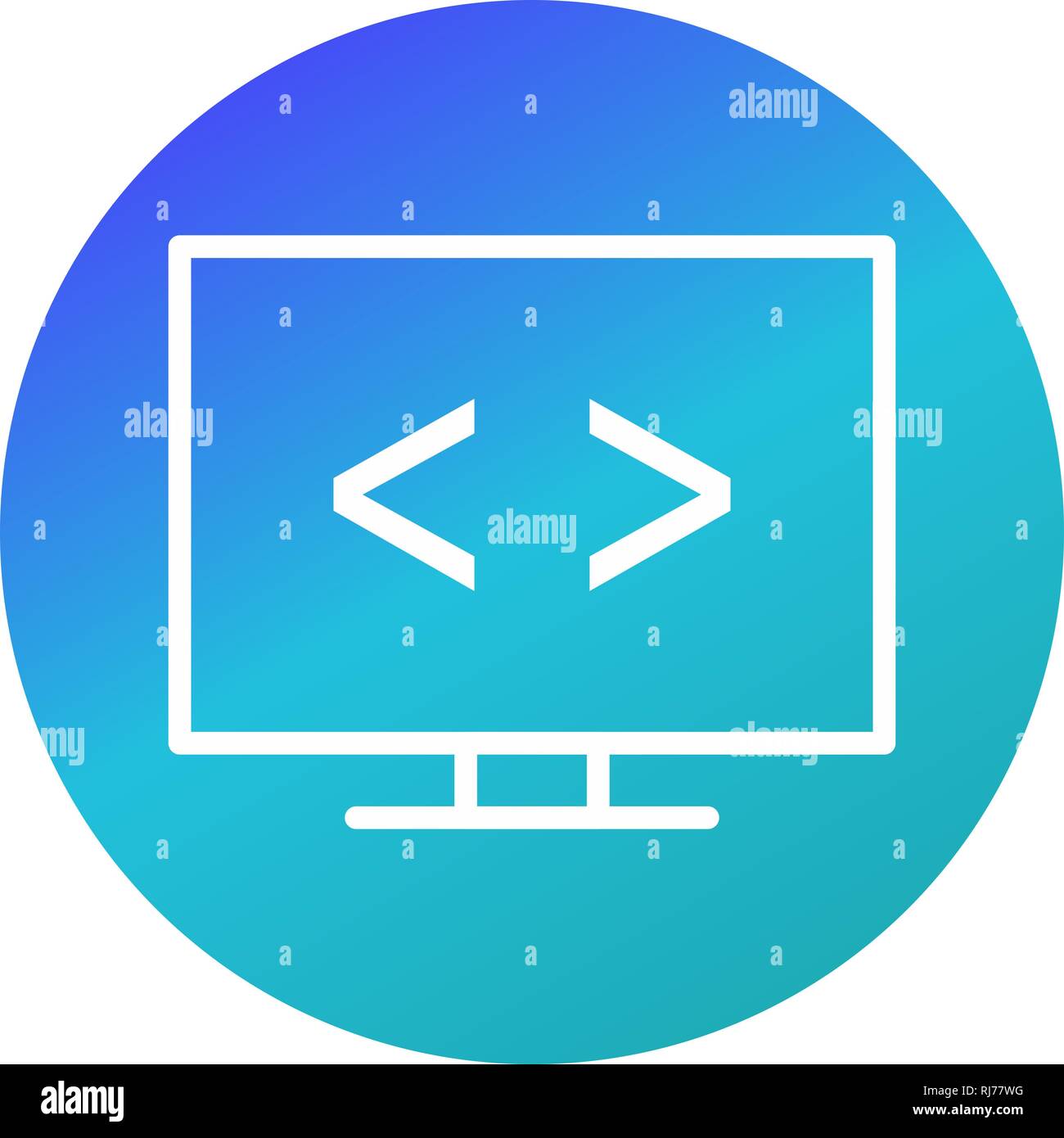 Vector Code optimization Icon Stock Photo - Alamy