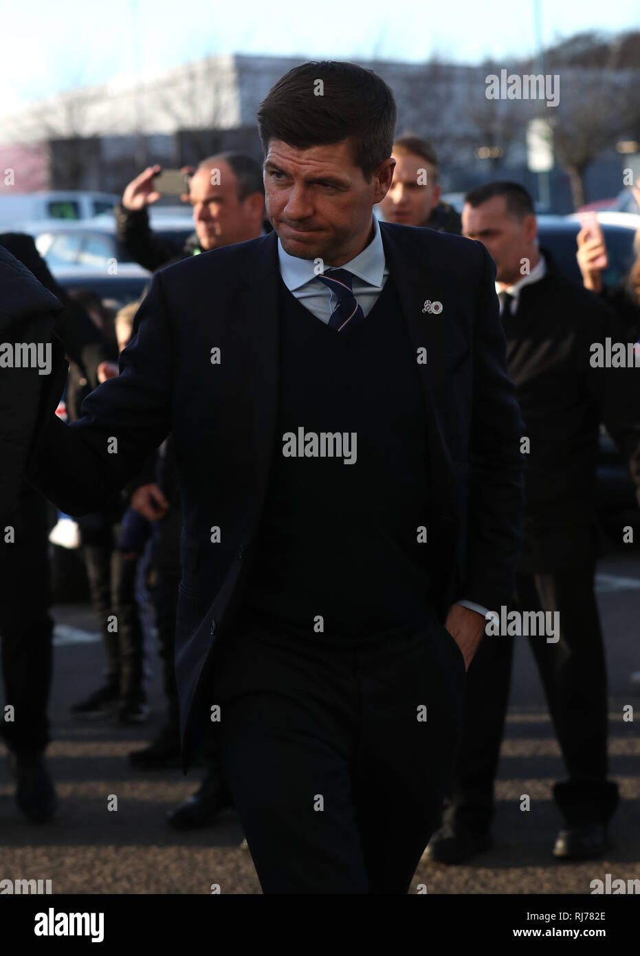 Rangers manager Steven Gerrard Stock Photo - Alamy
