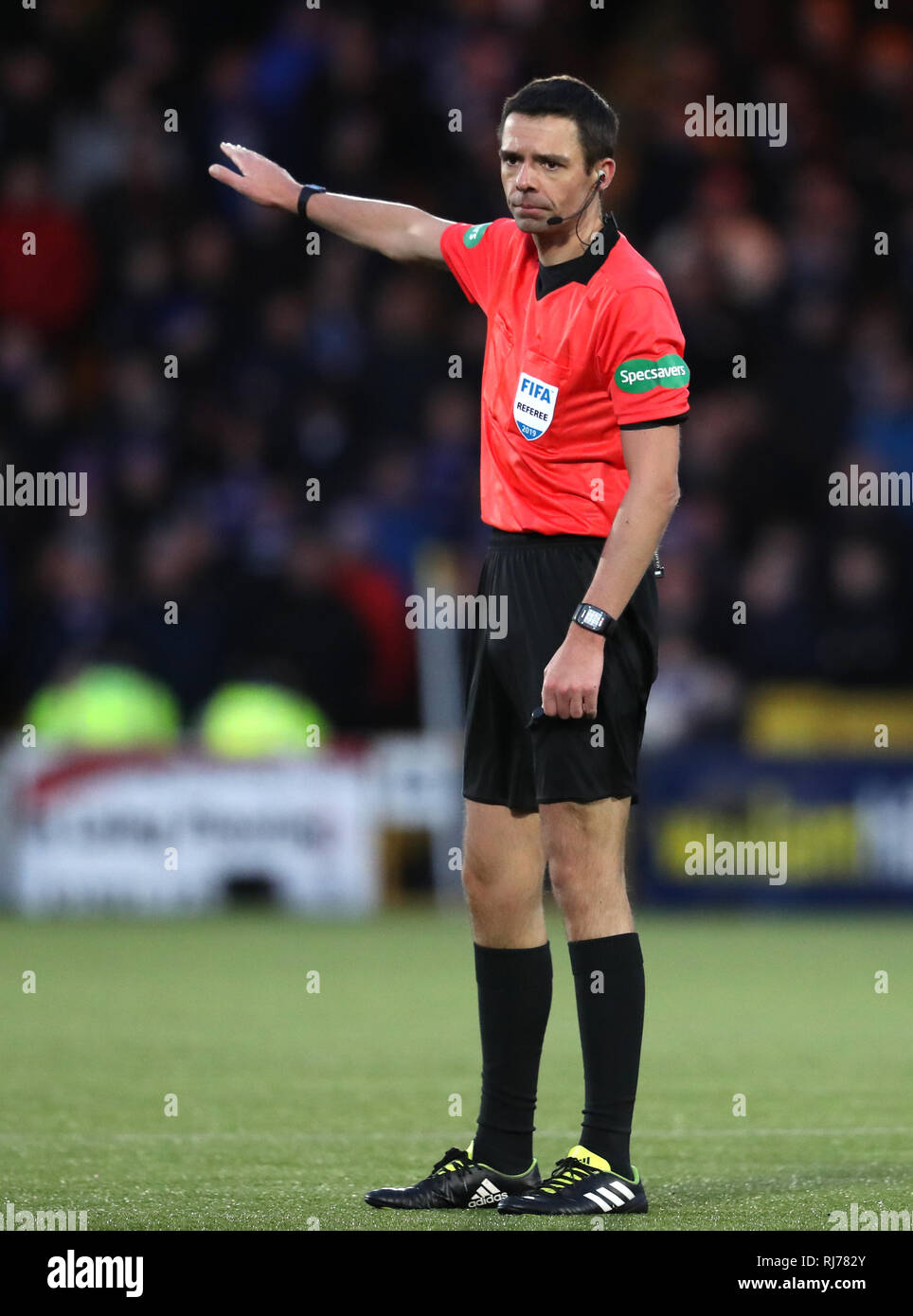 Match referee Kevin Clancy Stock Photo - Alamy