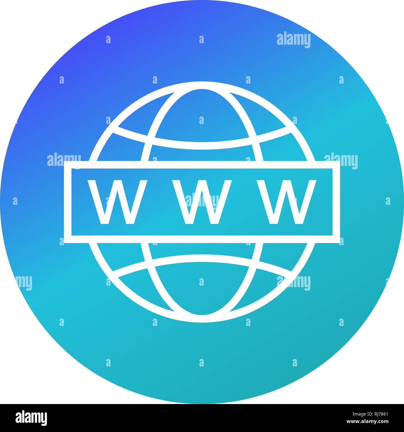 Vector Web Search Icon Stock Photo - Alamy