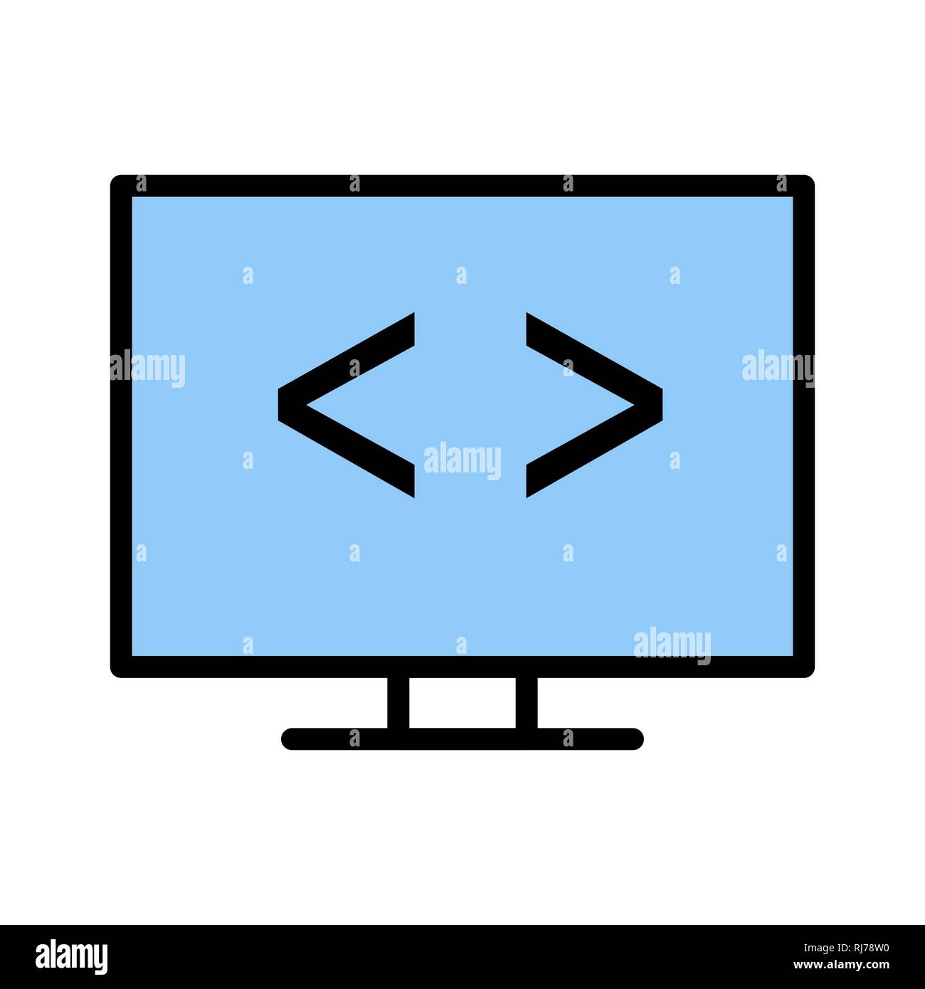 Vector Code optimization Icon Stock Photo - Alamy