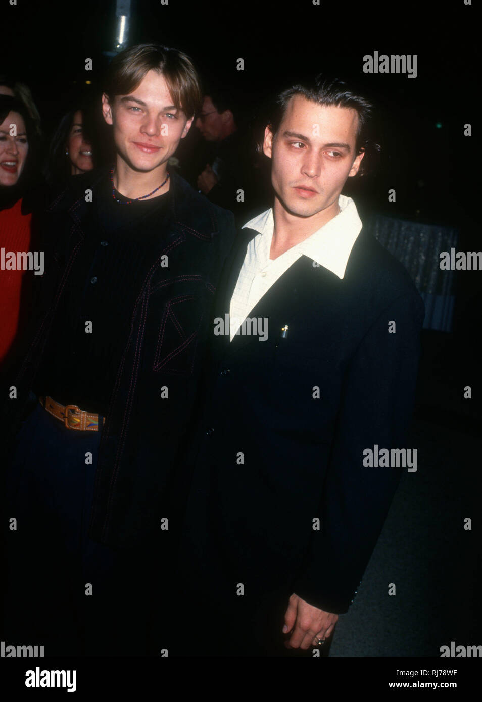 LOS ANGELES, CA - DECEMBER 12: Actor Leonardo DiCaprio and actor Johnny ...