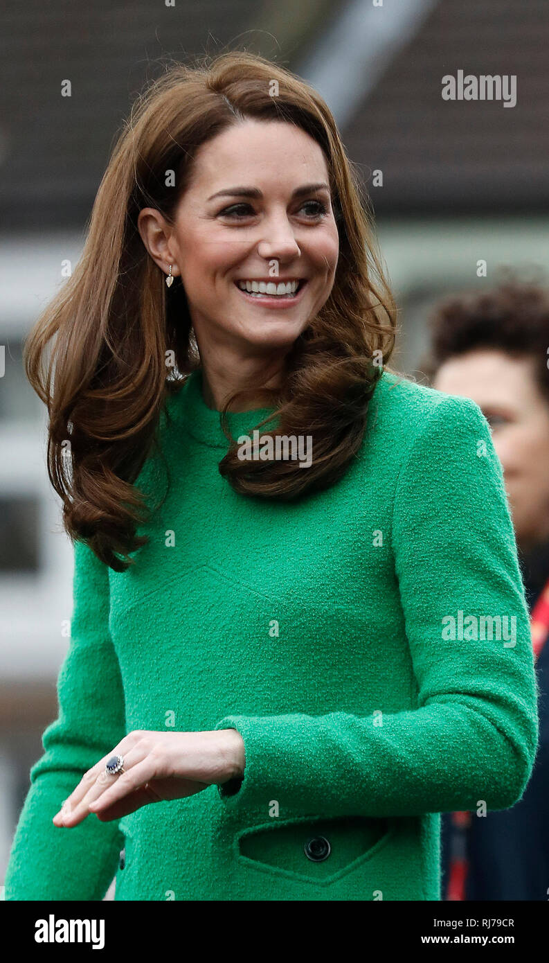 The Duchess of Cambridge during a visit to Lavender Primary School in ...