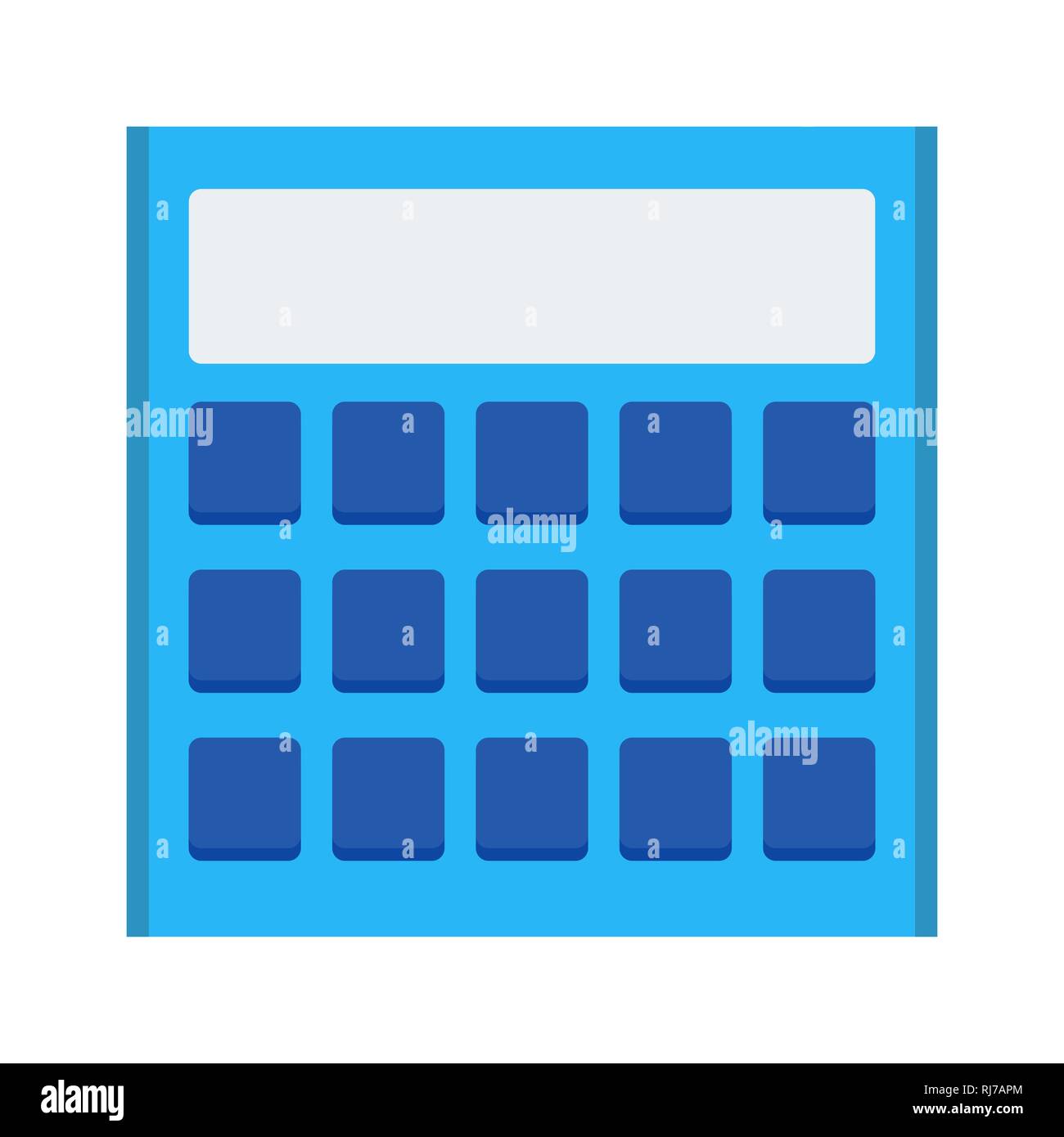 Vector Calculation Icon Stock Photo - Alamy