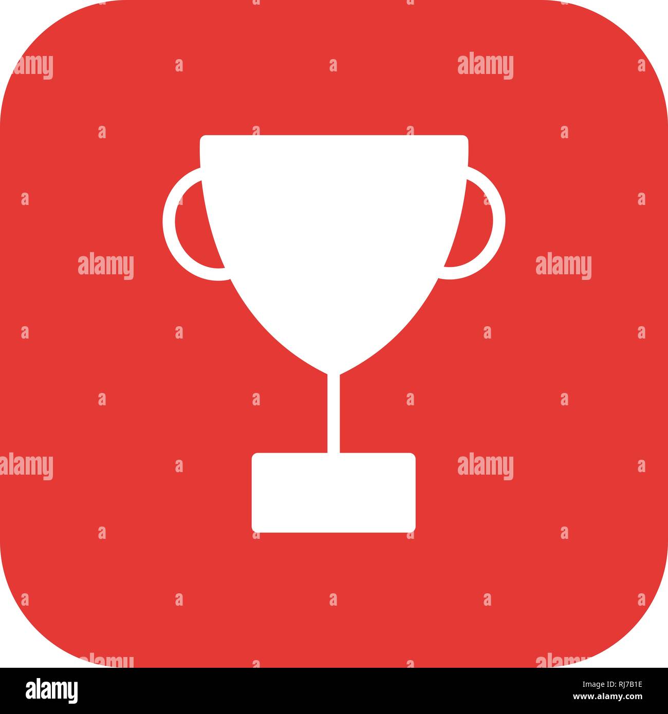 Vector Cup Icon Stock Photo - Alamy