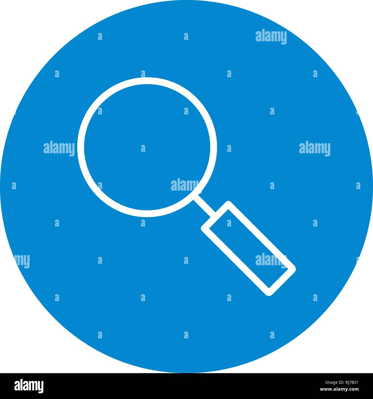 Vector Search Icon Stock Photo - Alamy