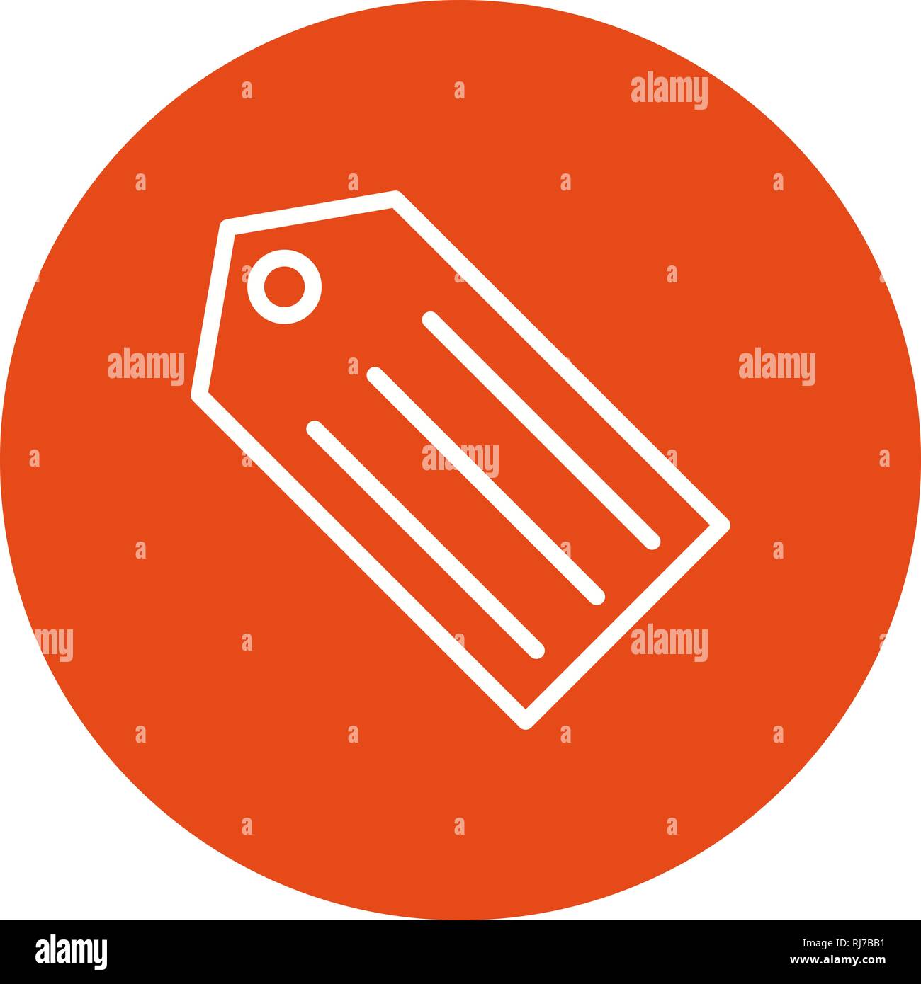 Vector Tag Icon Stock Photo - Alamy