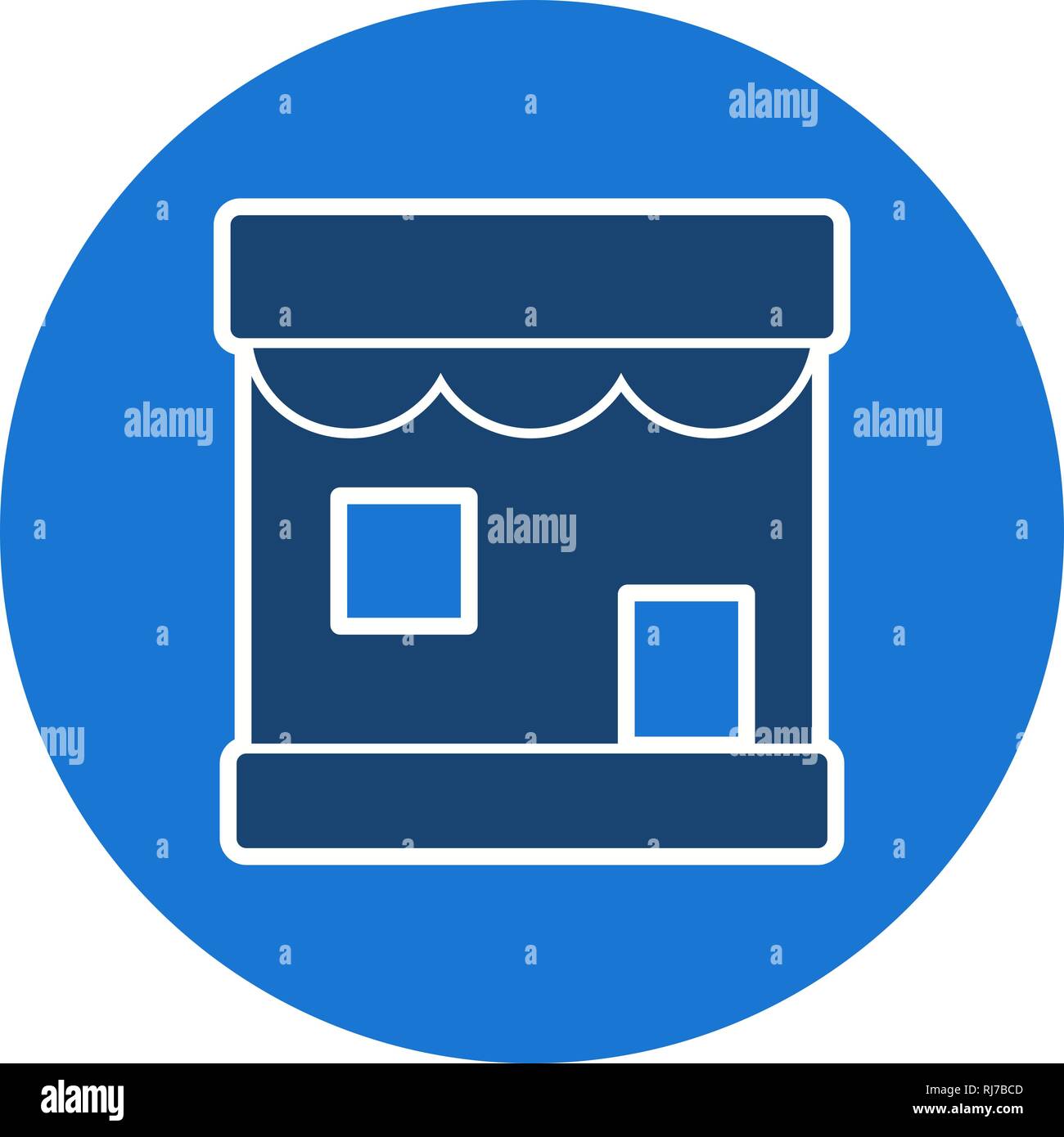 Vector Shop Icon Stock Photo - Alamy