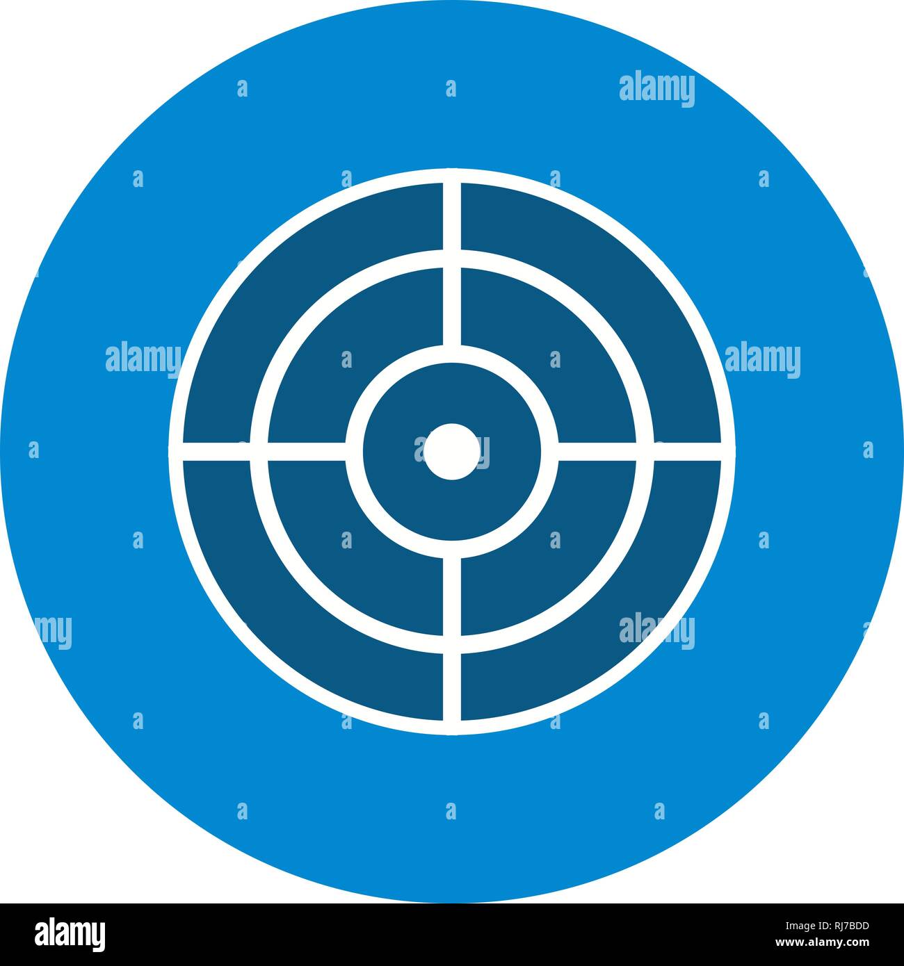 Vector Target Icon Stock Photo - Alamy