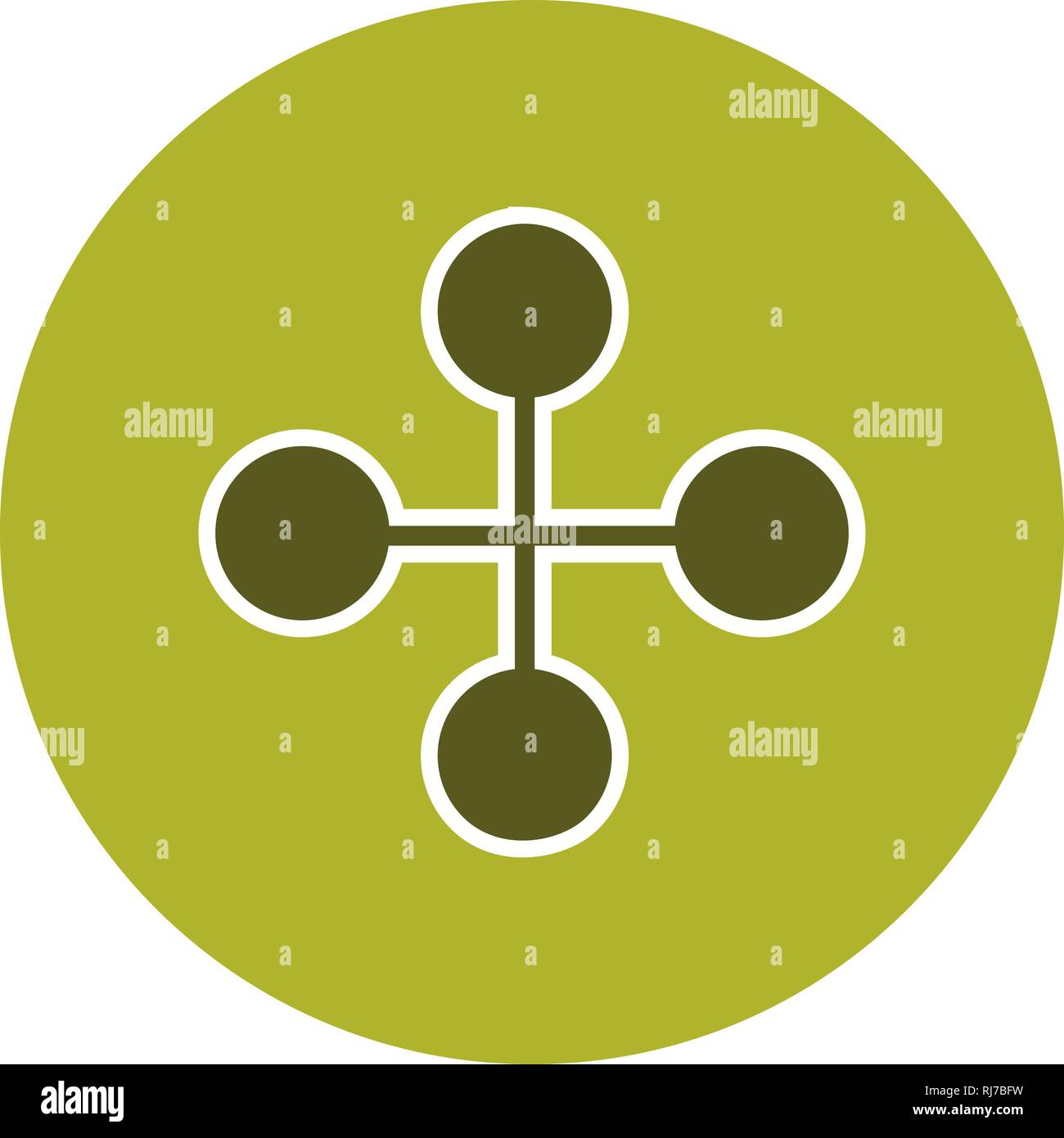 Vector Link Building Icon Stock Photo - Alamy