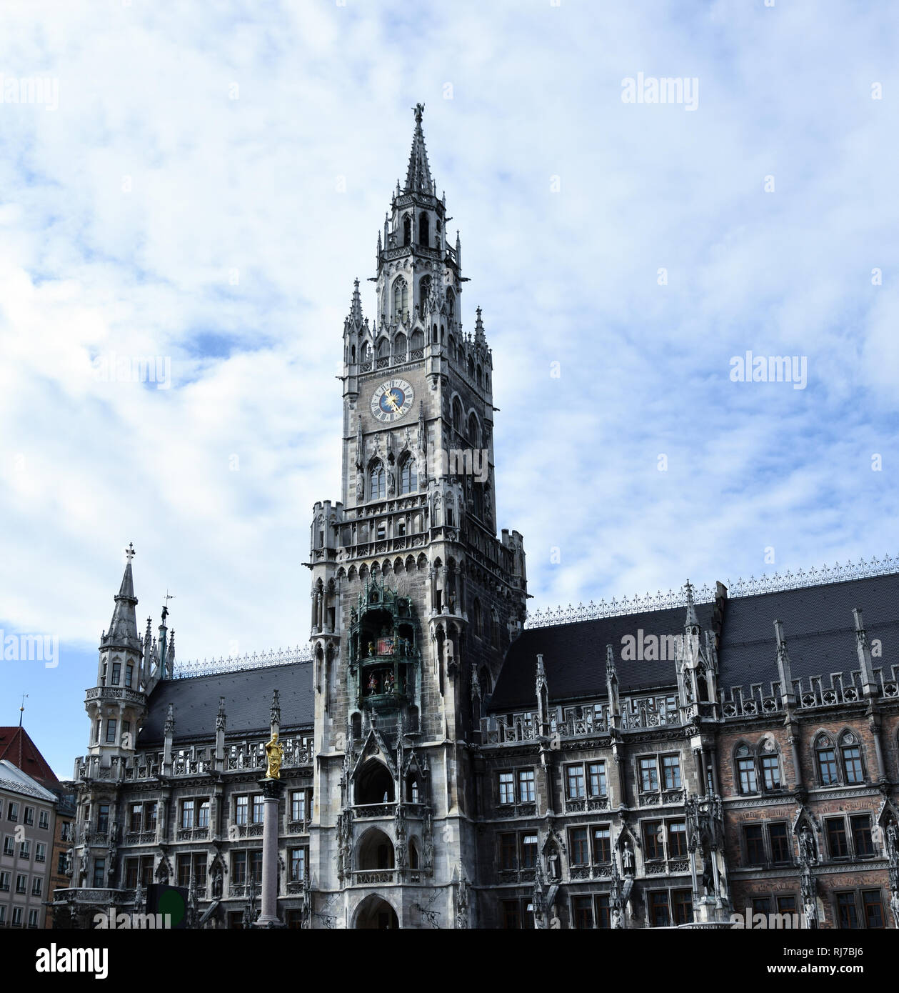 Munich town hall. Munchen Neues Rathaus. Munich, Germany Stock Photo ...