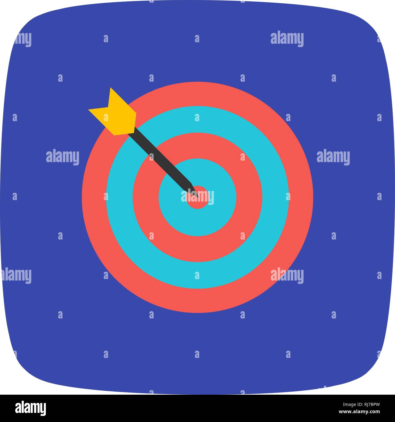 Vector Target Icon Stock Photo - Alamy