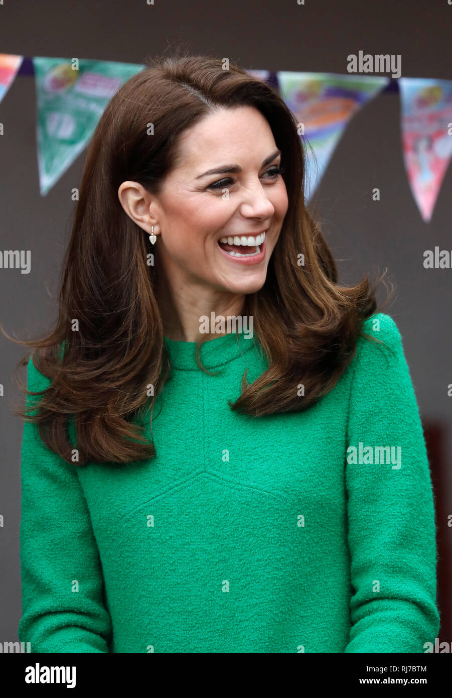 The Duchess of Cambridge during a visit to Lavender Primary School in ...